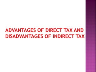 Direct Tax vs Indirect Tax | PPTX