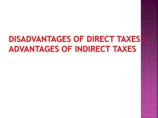 Direct Tax vs Indirect Tax | PPTX