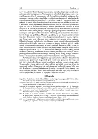 Ocena jako ci i efektów działa media relations | PDF