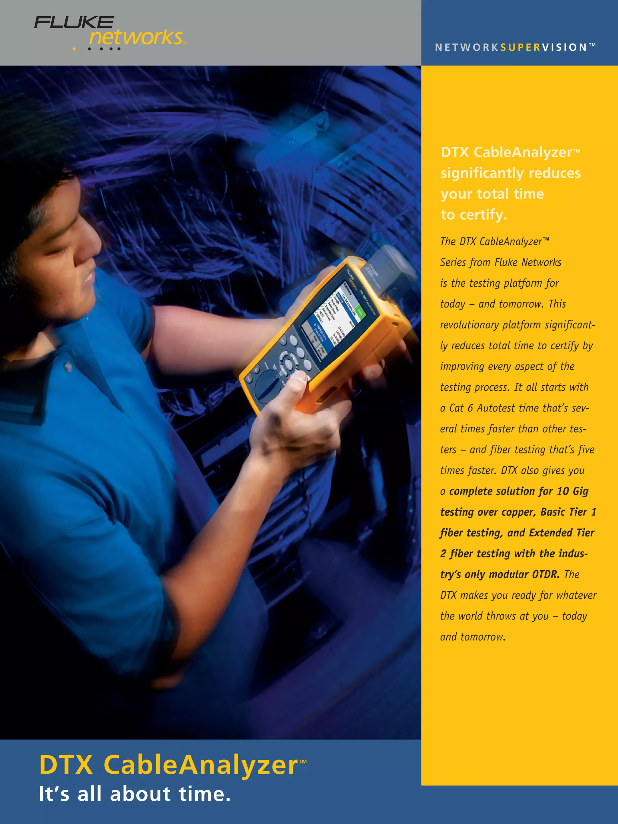 DTX CableAnalyzer | PDF