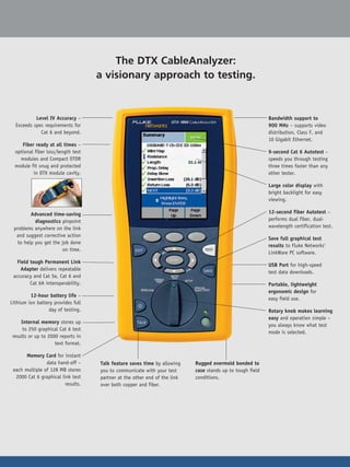 DTX CableAnalyzer | PPT
