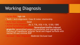 Diagnosis of Caries and Treatment Planning | PPTX