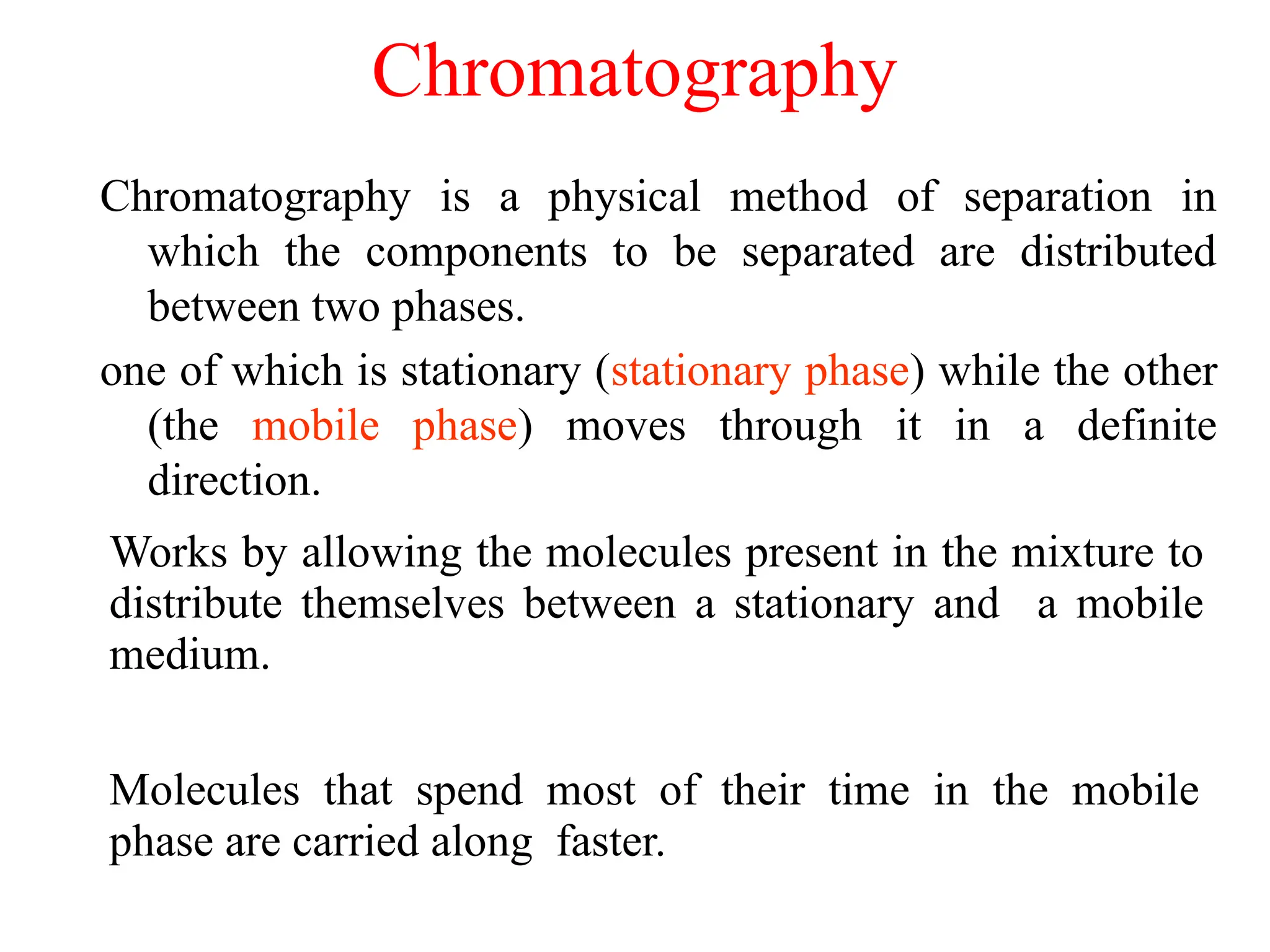 DU- Chromatography slides for students a | PPTX