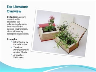 Incorporating Literature to Promote Environmental Consciousness and ...