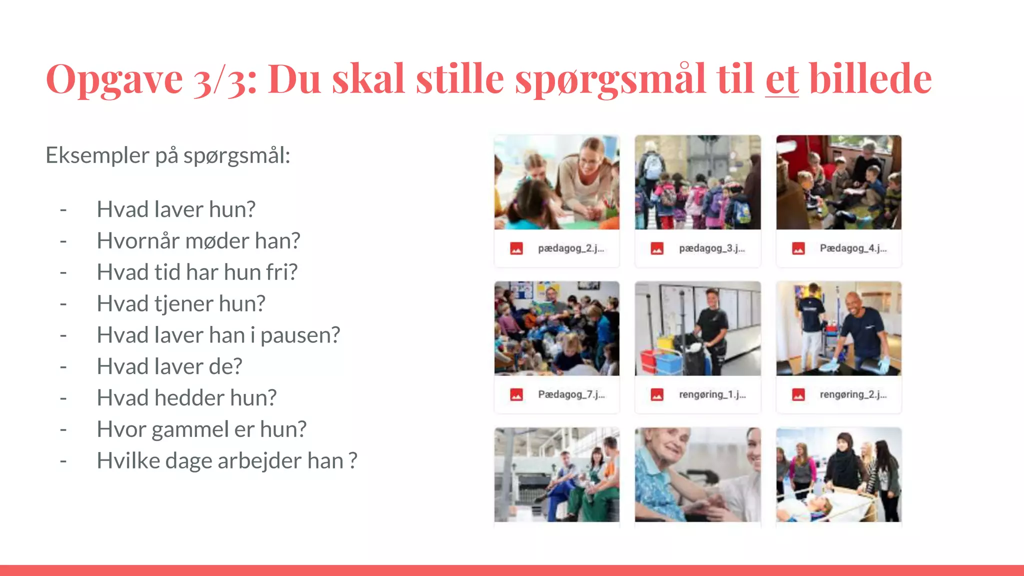 DU 2 modul 2: eksempler på opgaver og spørgsmål | PPTX