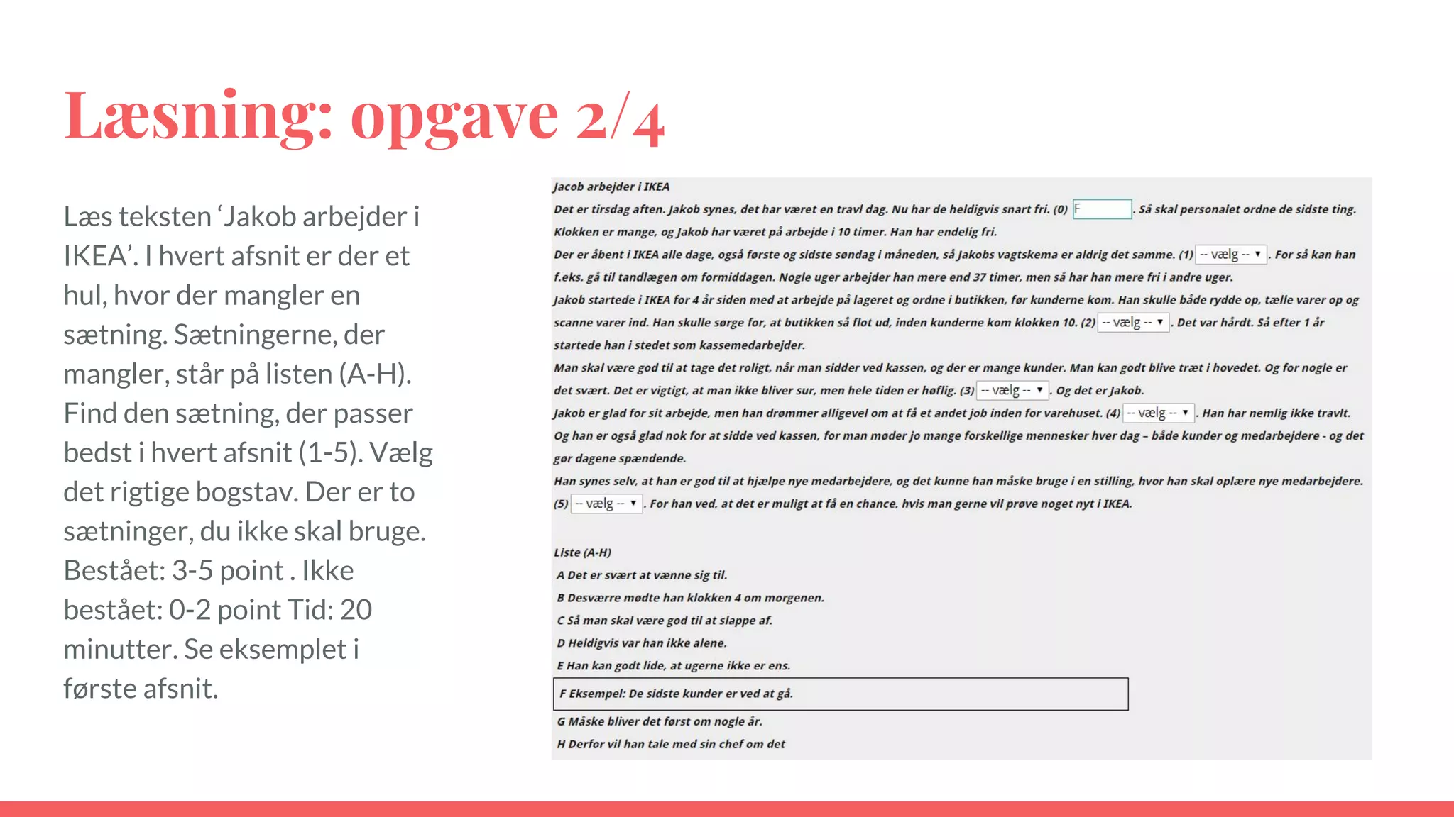 DU 2 modul 4 modultest: med opgaver og besvarelser | PDF