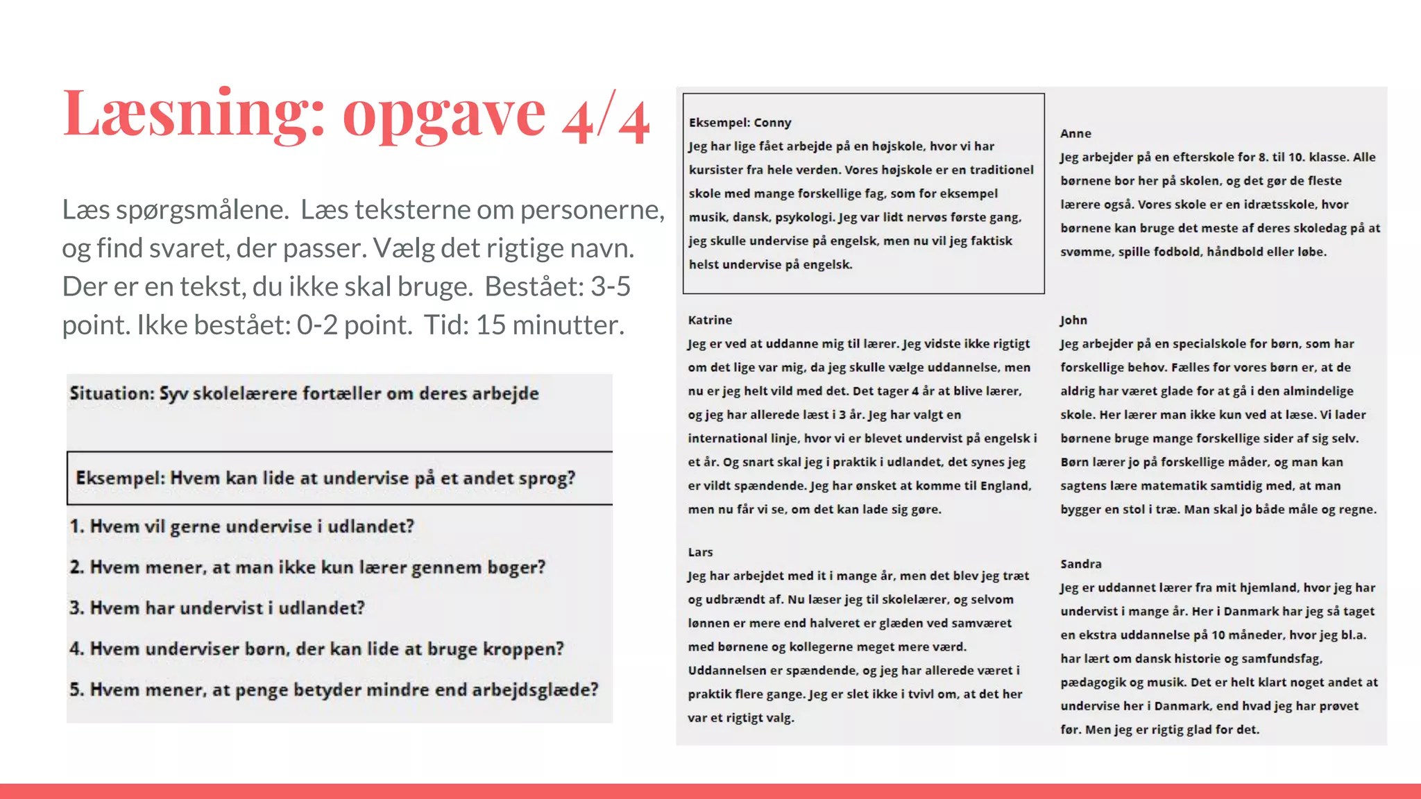 DU 2 modul 4 modultest: med opgaver og besvarelser | PDF