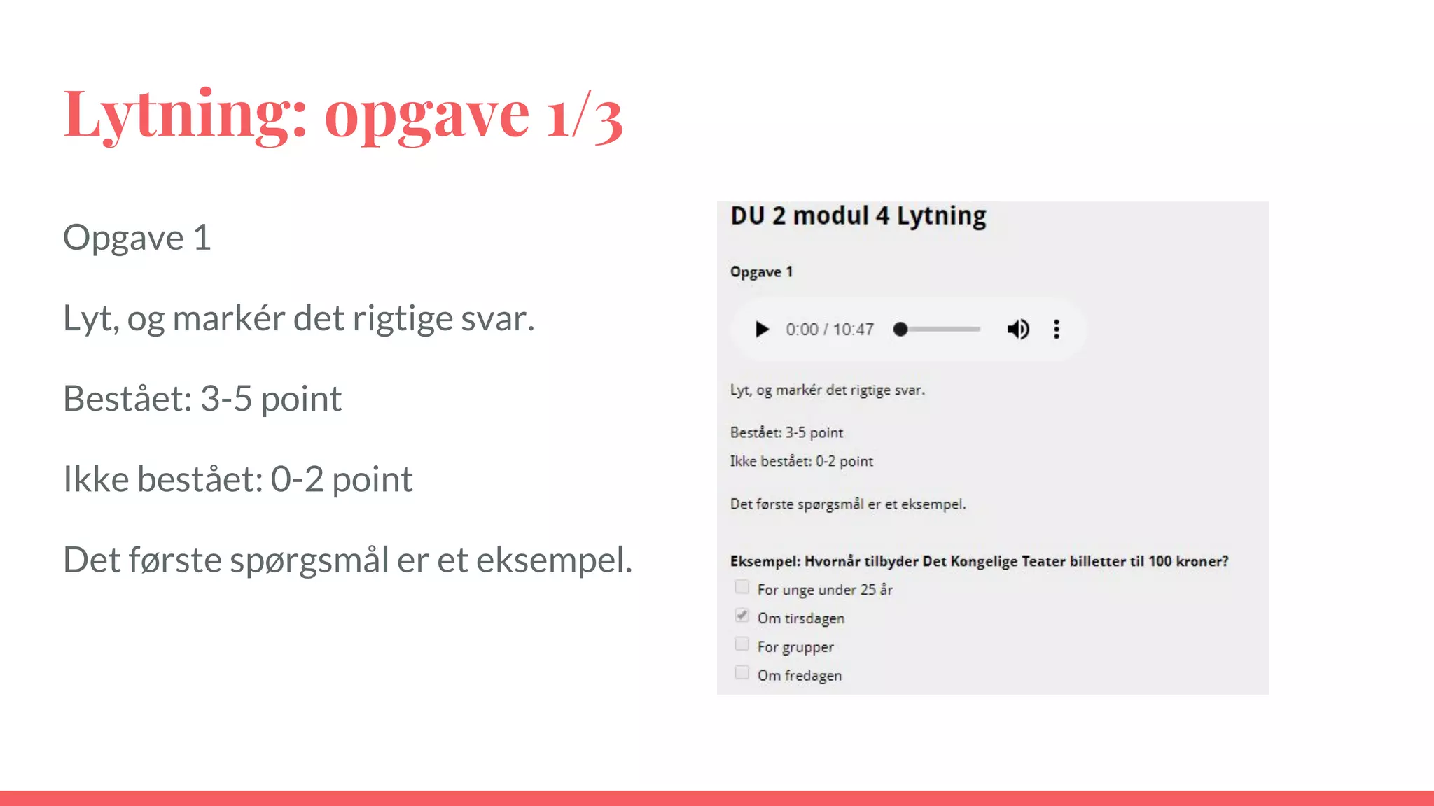 DU 2 modul 4 modultest: med opgaver og besvarelser | PDF