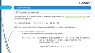 DU2 Polynomials, logarithms, exponentials, and inequalities | PPTX