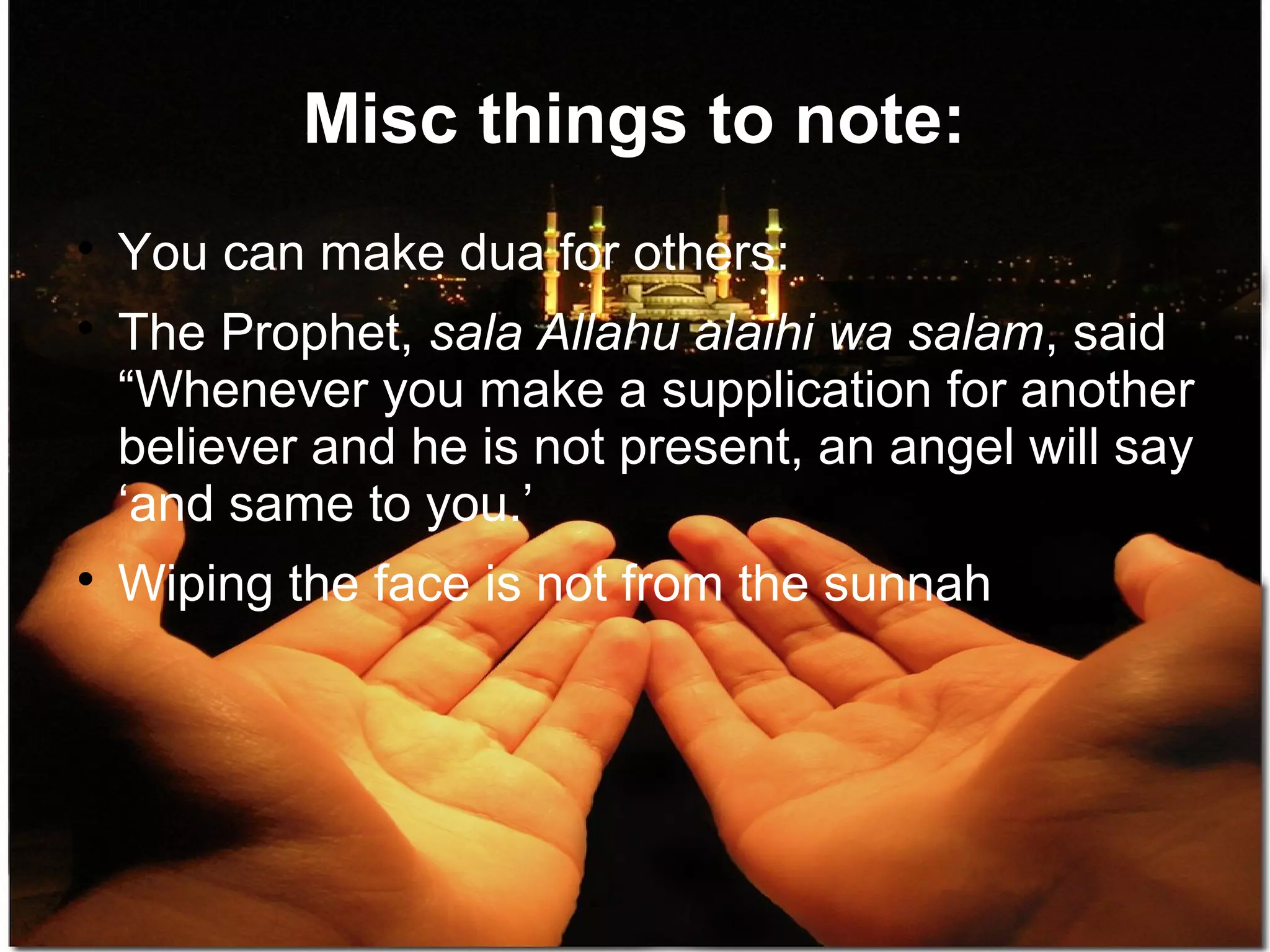 Dua / Supplications in Ramadan | PPT