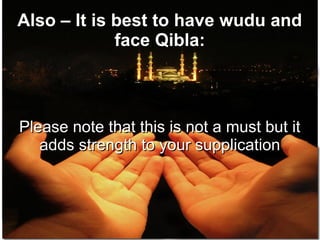 Dua / Supplications in Ramadan | PPT