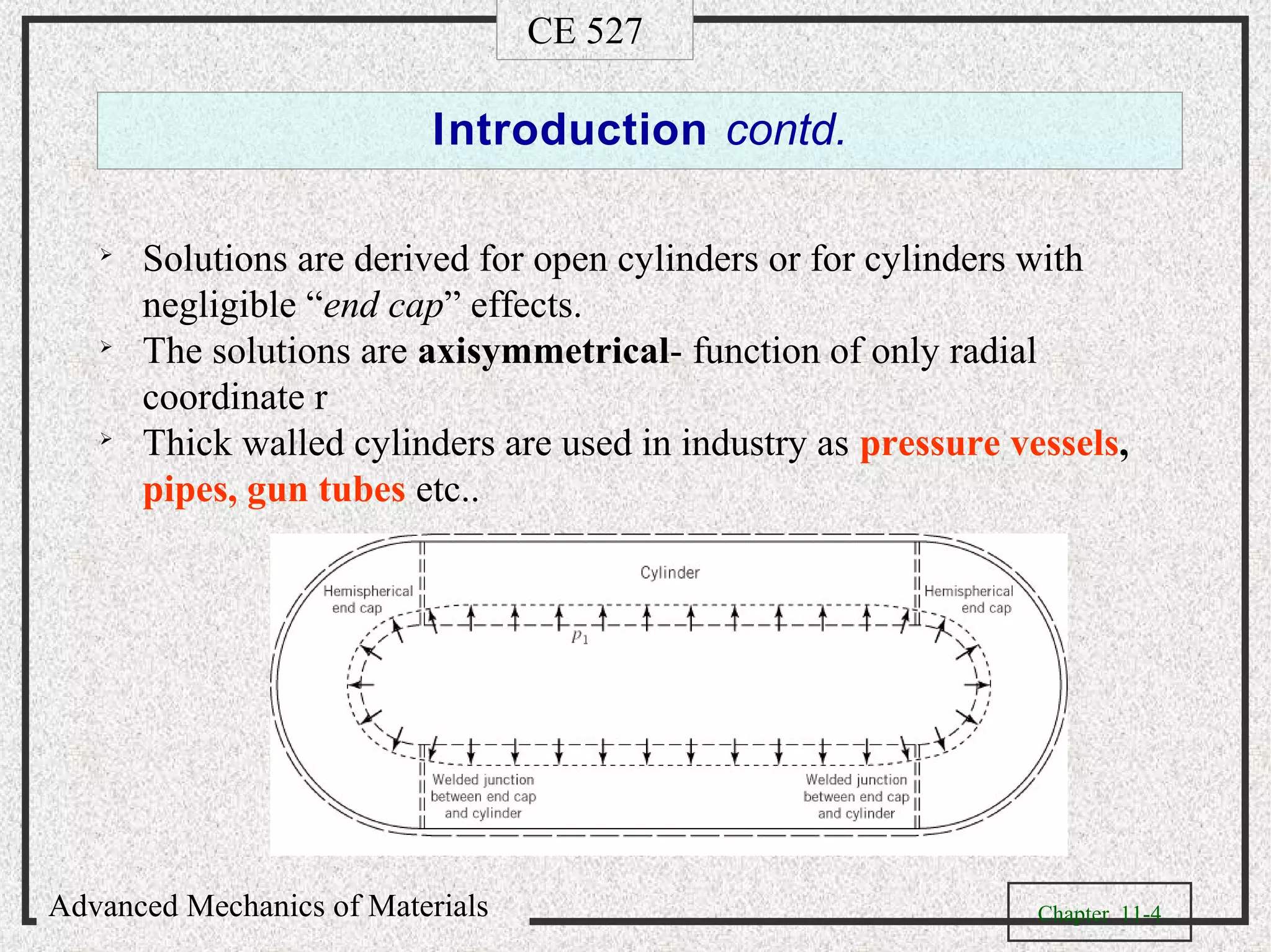 The Thick-Walled cylinder | PPT