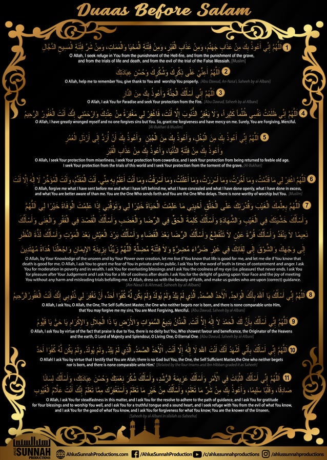 Duaa before salaam | PDF
