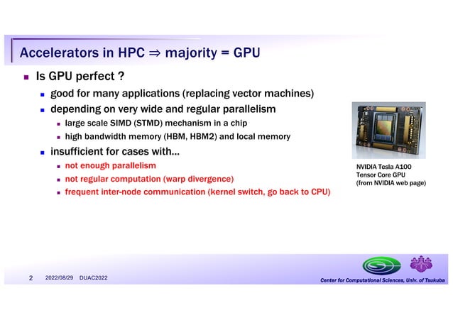 Cygnus World First Multi Hybrid Accelerated Cluster With Gpu And Fpga Coupling Ppt