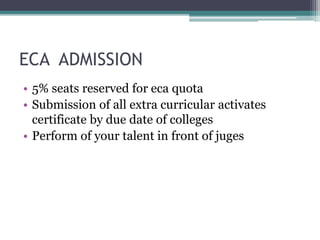 Du admission process | PPTX
