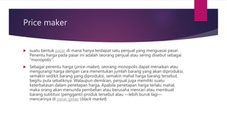 Dua harga dunia price maker vs price taker [autosaved] | PPTX
