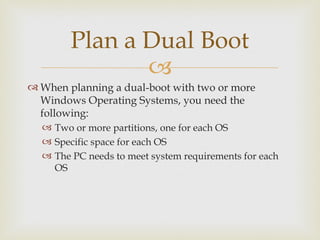 Dual boot | PPT