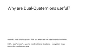 Dual-Quaternions - A Unified Mathematical Logic | PPT