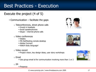 Distributed/Dual-Shore Agile Software Development – Is It Effective? | PPT
