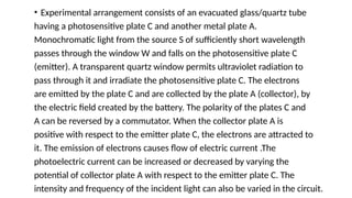 Dual nature of radiation class 12 short one shot notes | PPTX