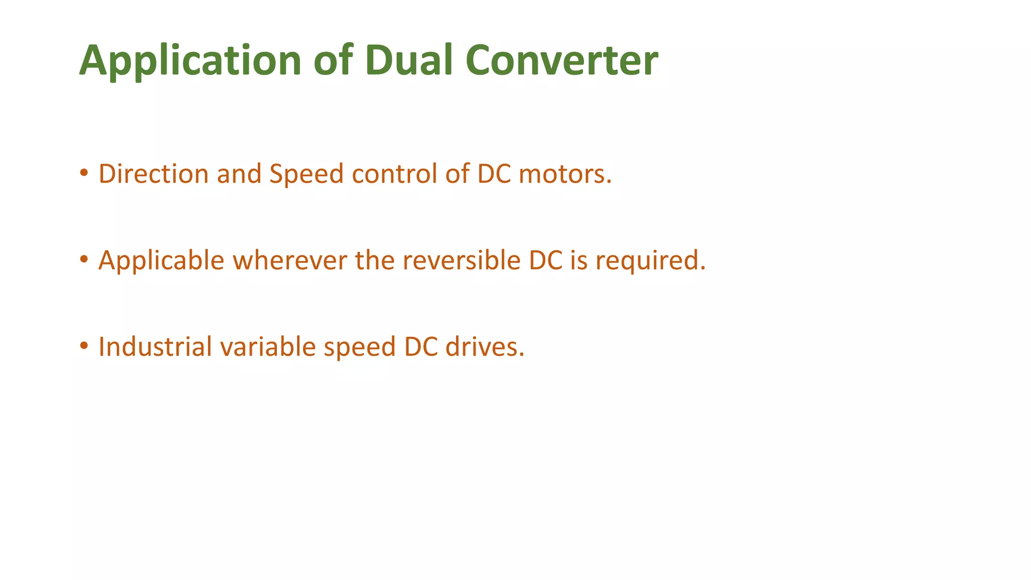 Dual and cyclo converter | PPTX