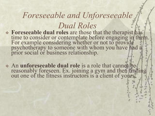 Dual and multiple relationships in professional ethics | PPTX