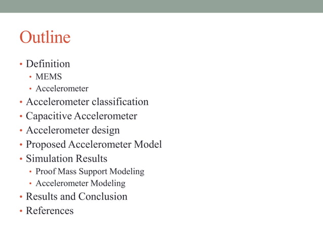 Dual axis accelerometer paper 157 | PPT