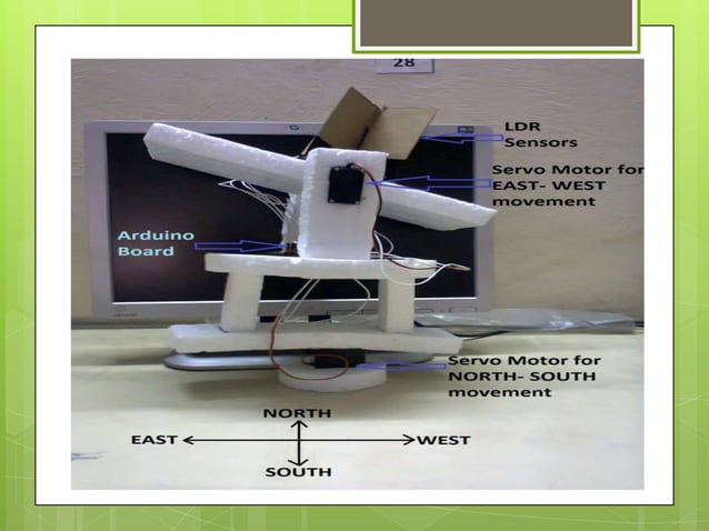 DUAL AXIS SOLAR TRACKER USING ARDUINO | PPTX | Physics | Science