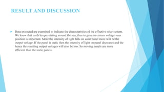 Dual axis solar tracking using arduino with lab view (1) | PPTX