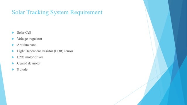 Dual axis solar tracking using arduino with lab view (1) | PPTX