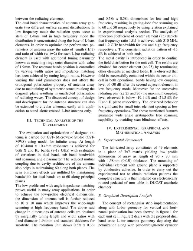 Dual band wide angle scanning planar phased array in x ku band | PDF