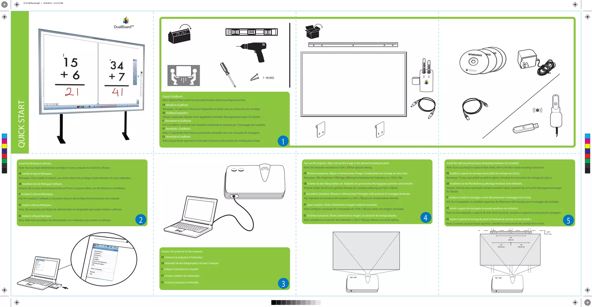 Dualboard set up poster | PPT