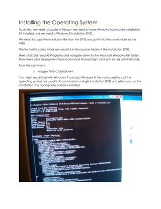 Dual boot with a vhd final | PDF