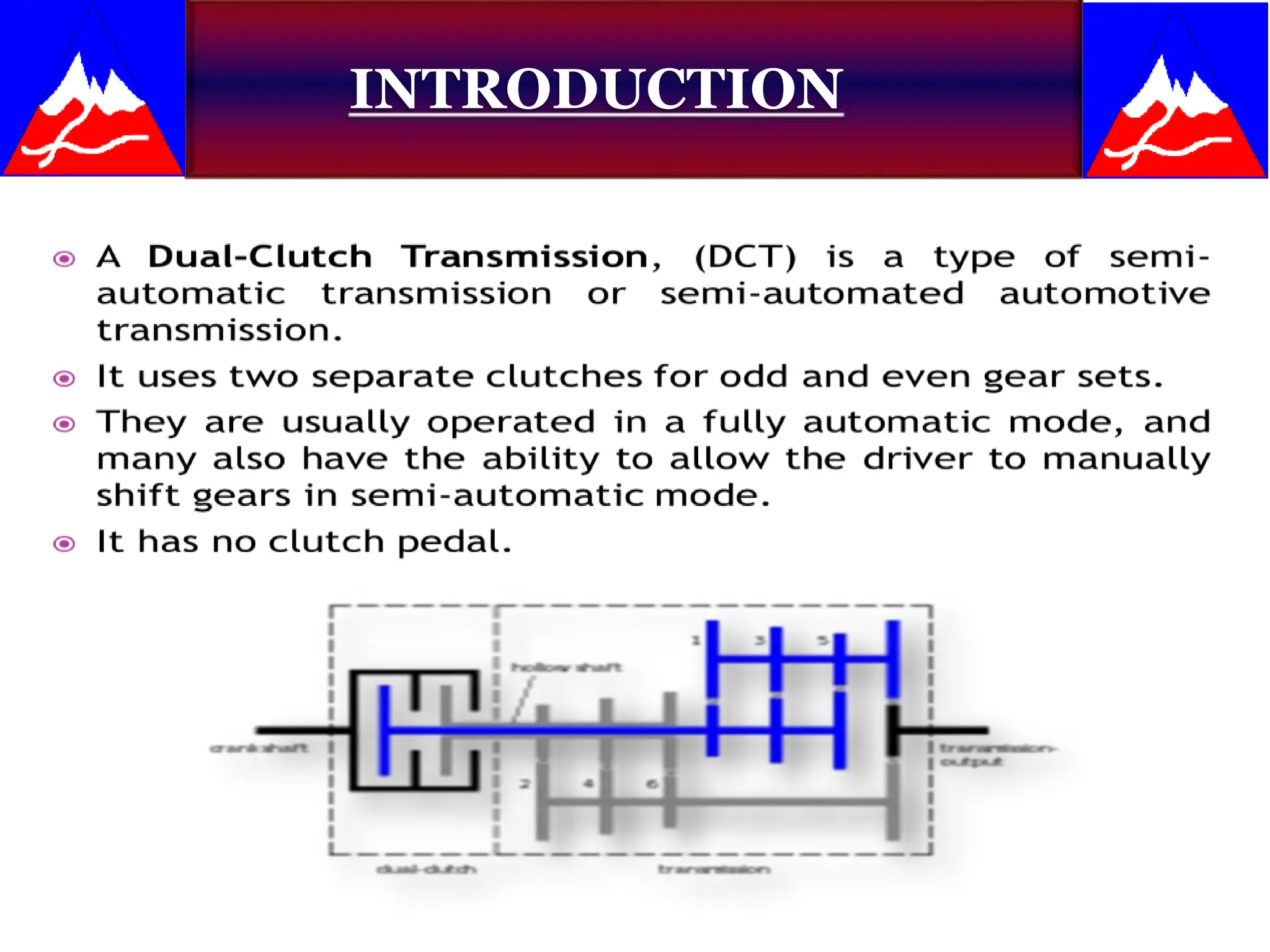 Dual clutch transmission in automobile sys | PPTX