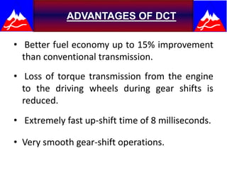 Dual clutch transmission in automobile sys | PPTX