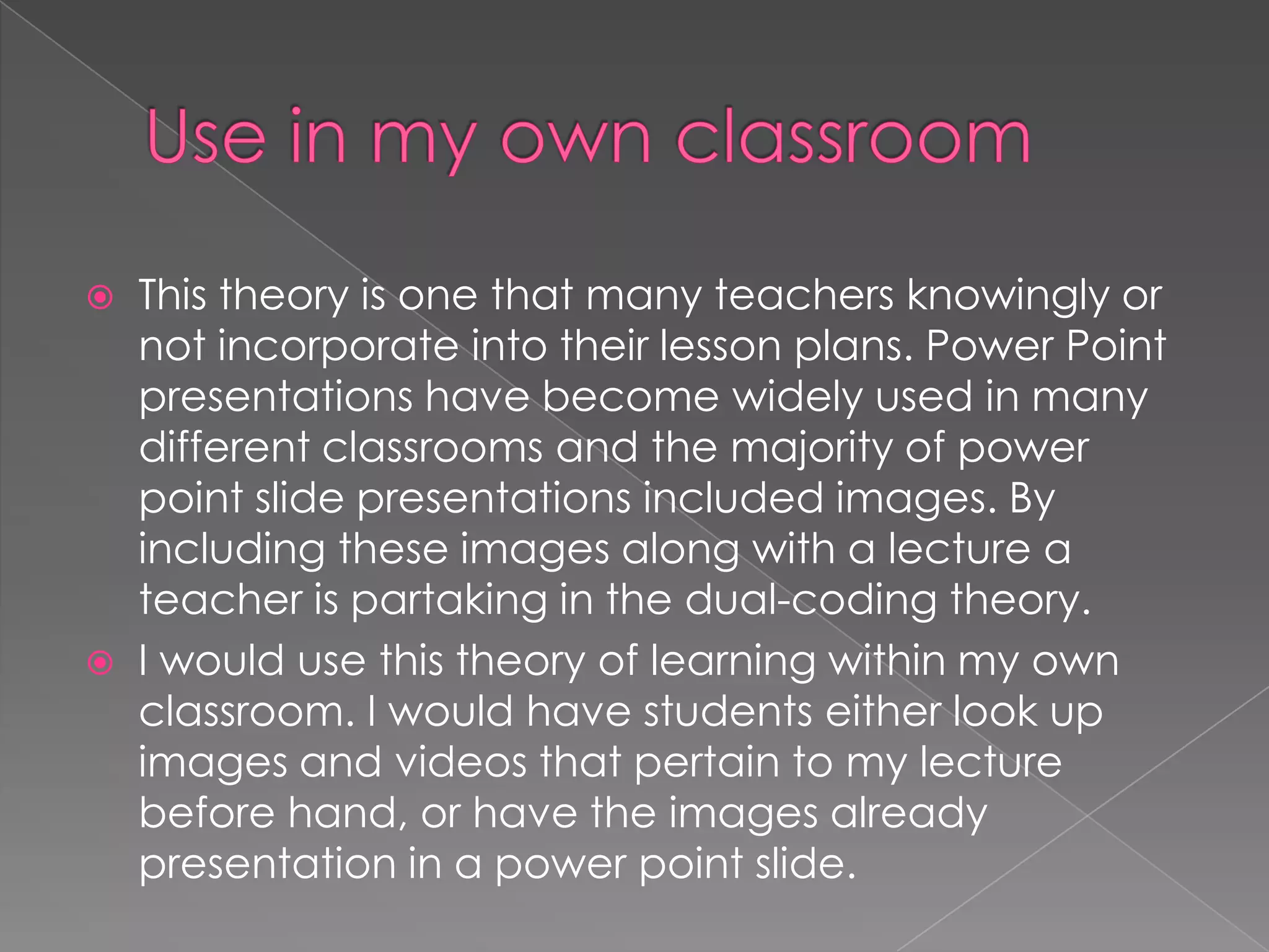 Dual coding theory | PPTX