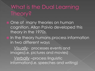 Dual coding theory | PPTX