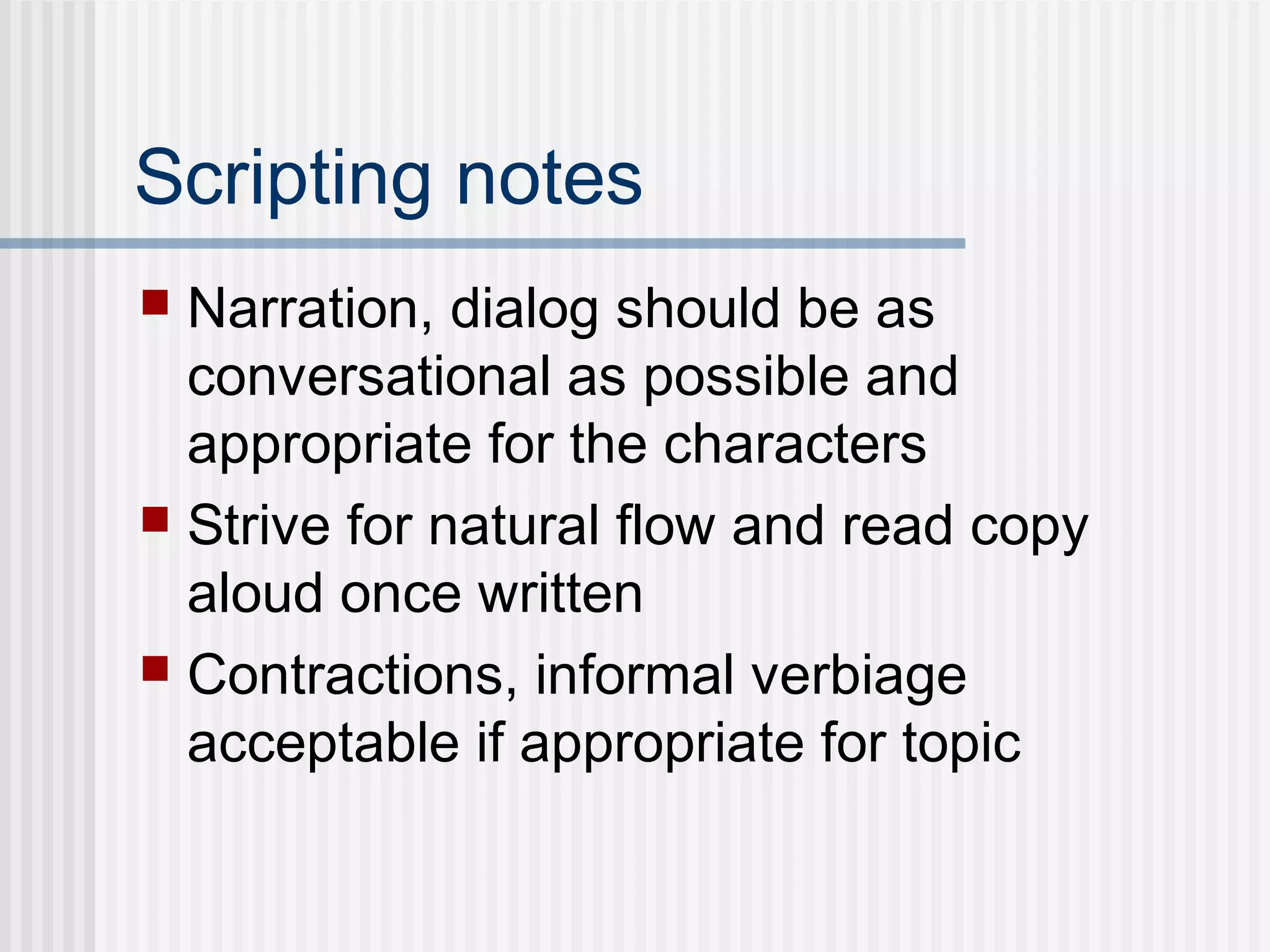 Dual Column Script | PPT