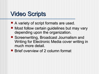 Dual Column Script | PPT