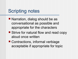Dual Column Script | PPT