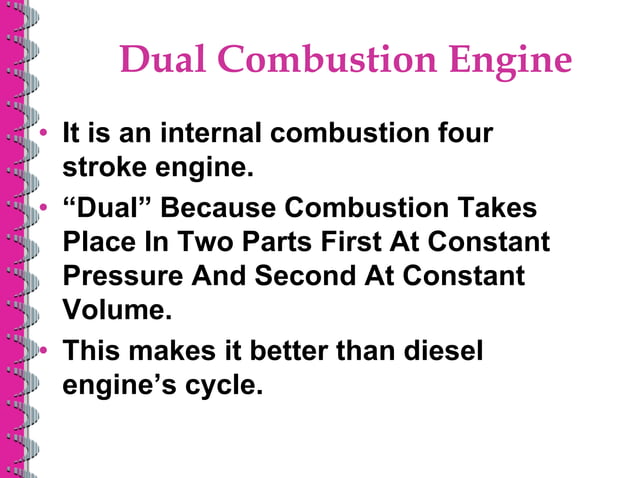 Dual combustion cycle | PPTX