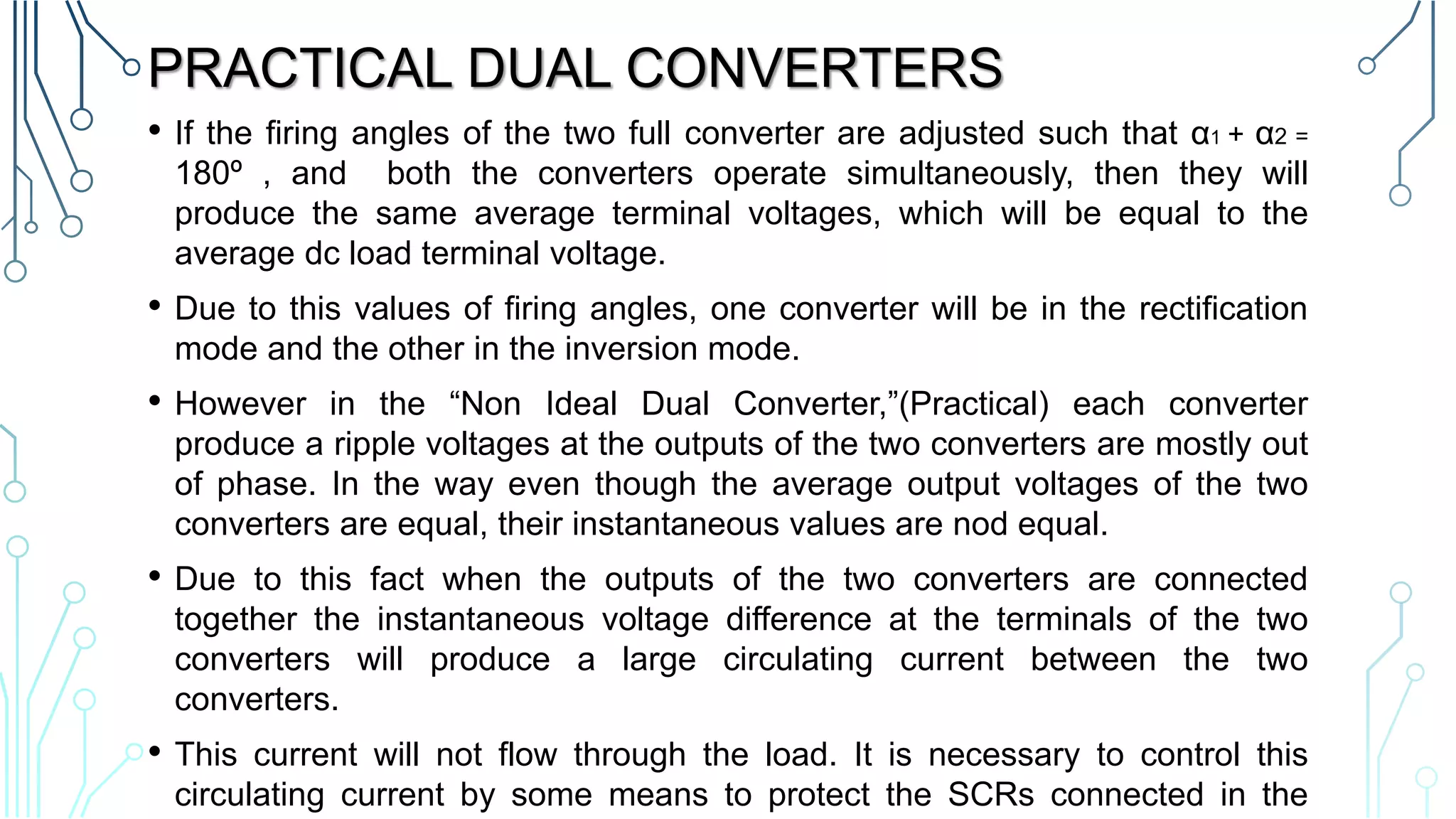 Dual converters (1) | PPT