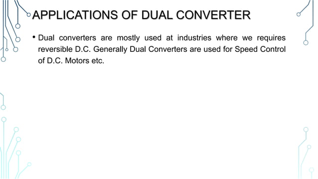Dual converters (1) | PPT | Consumer Electronics | Technology & Computing