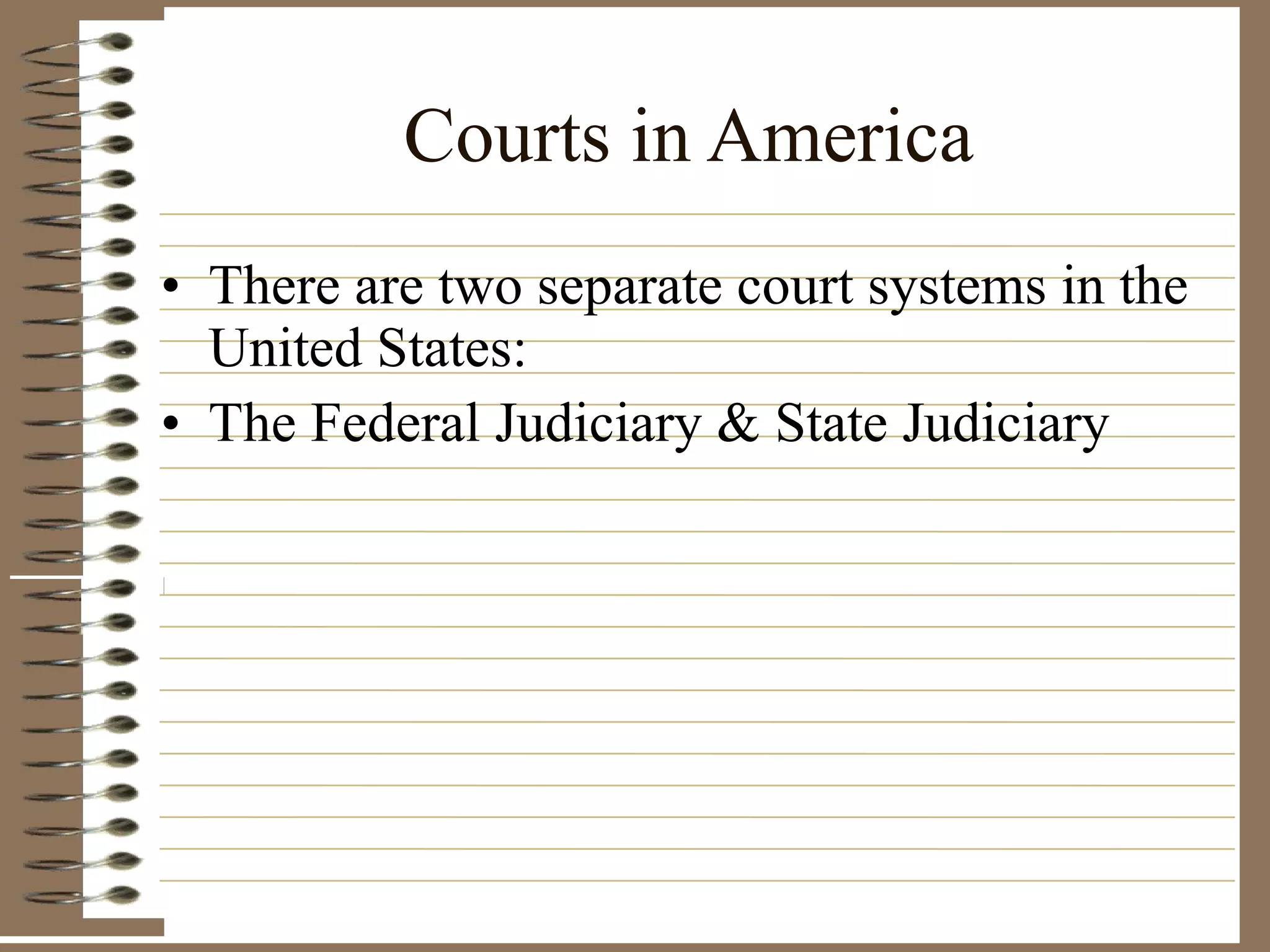 Dual court system | PPT