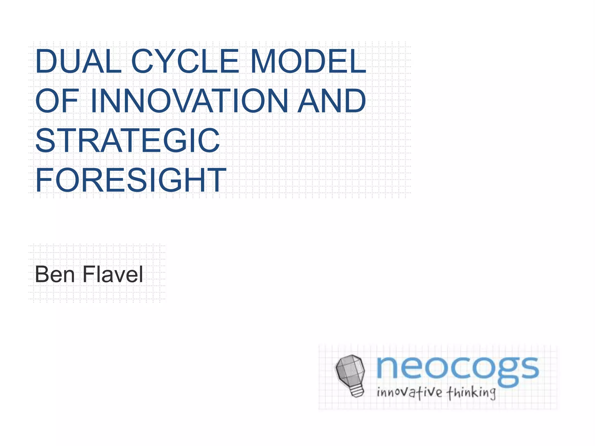 Dual Cycle Model of Innovation and Strategic Foresight | PPT