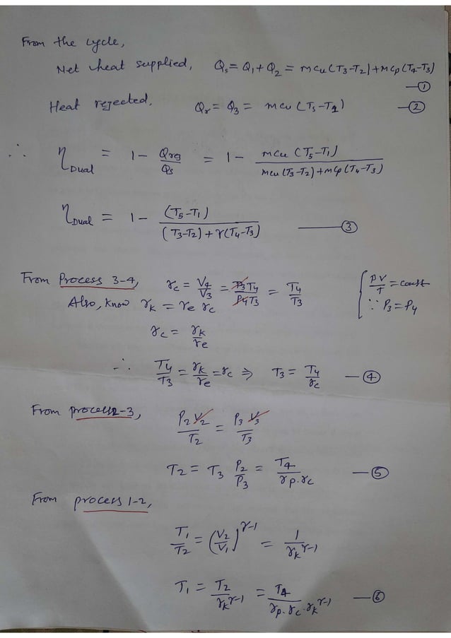 Dual cycle & performance | PDF