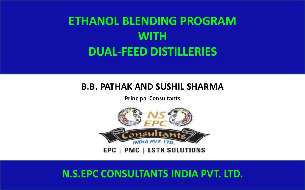 Ethanol Dual feed distilleries.pptx