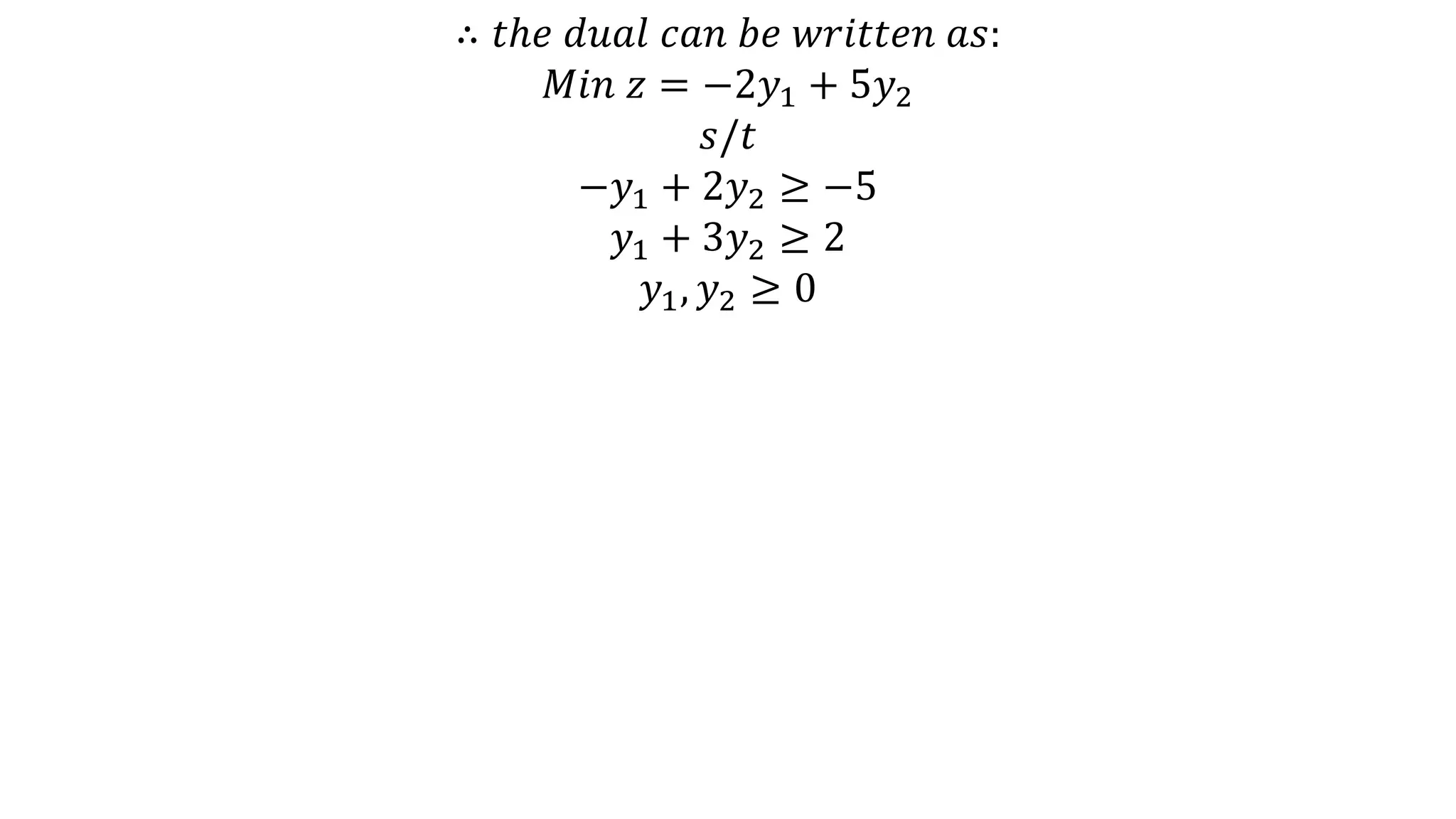 Dual formulation example | PPTX