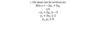 Dual formulation example | PPTX
