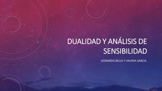 Dualidad | PPTX